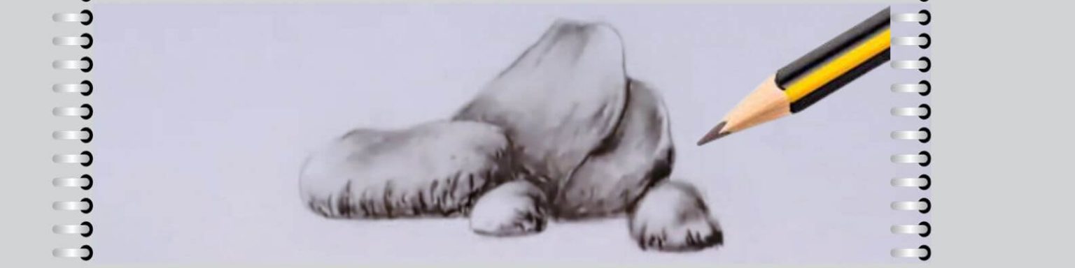 Dibujar rocas realistas con lápiz - MedievALL